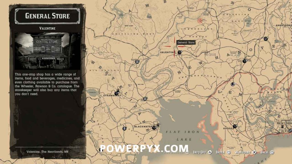Red Dead Redemption 2 General Store Locations