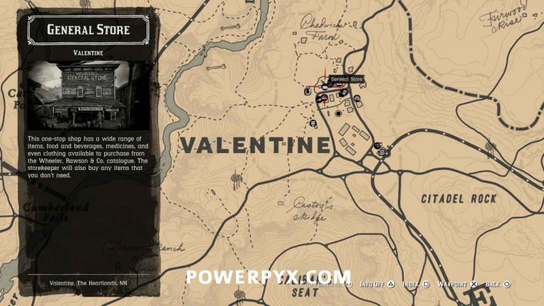 Red Dead Redemption 2 General Store Locations