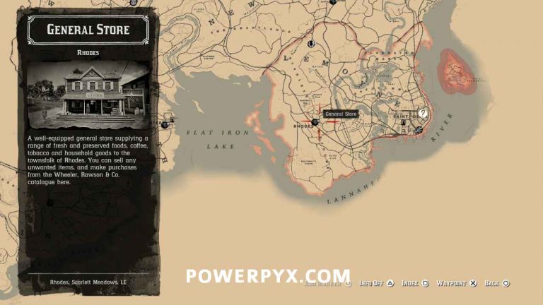 Red Dead Redemption 2 General Store Locations