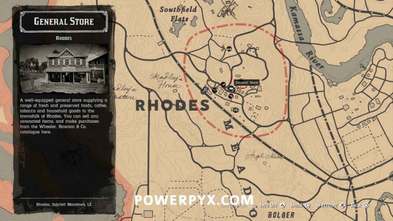 Red Dead Redemption 2 General Store Locations
