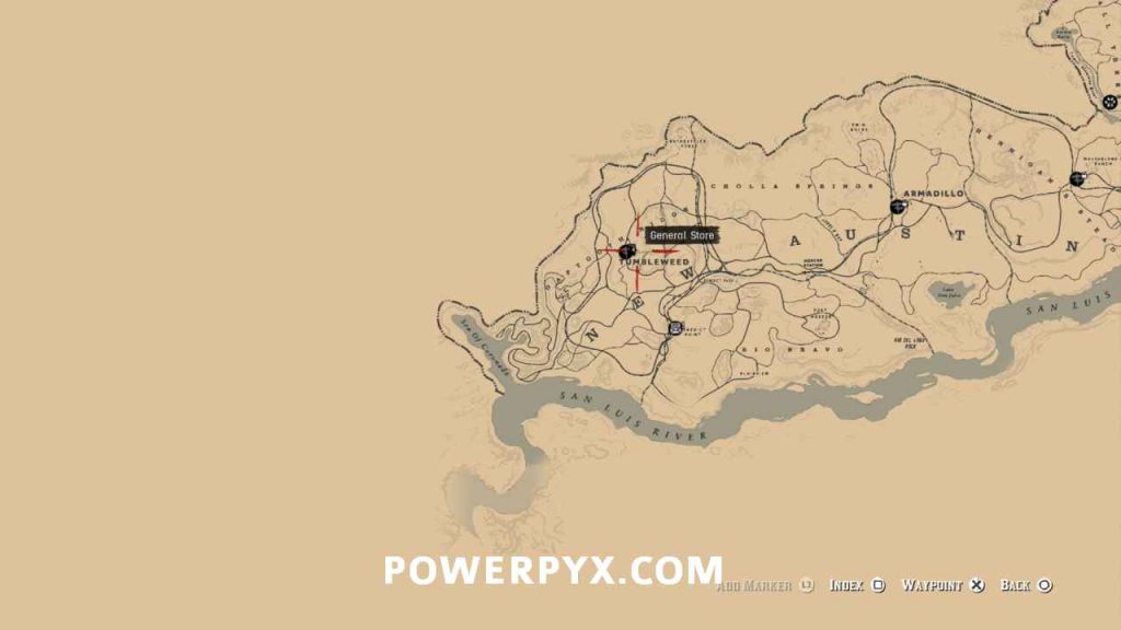 Red Dead Redemption 2 General Store Locations