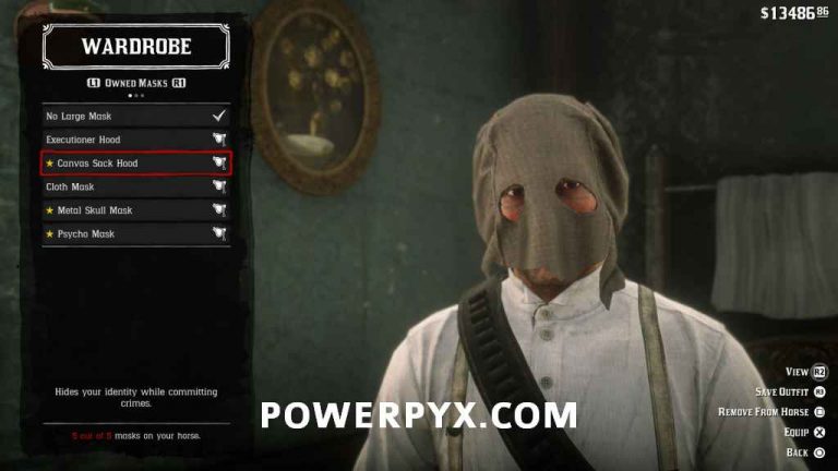 Red Dead Redemption 2 Where to Buy Masks