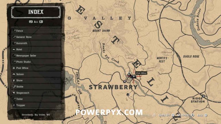 Red Dead Redemption 2 Post Office & Train Station Locations