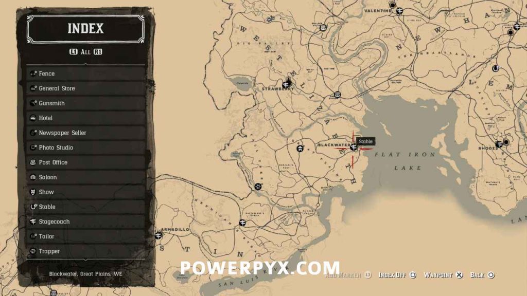 Red Dead Redemption 2 Stables Locations