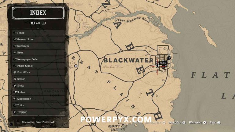 Red Dead Redemption 2 Stables Locations