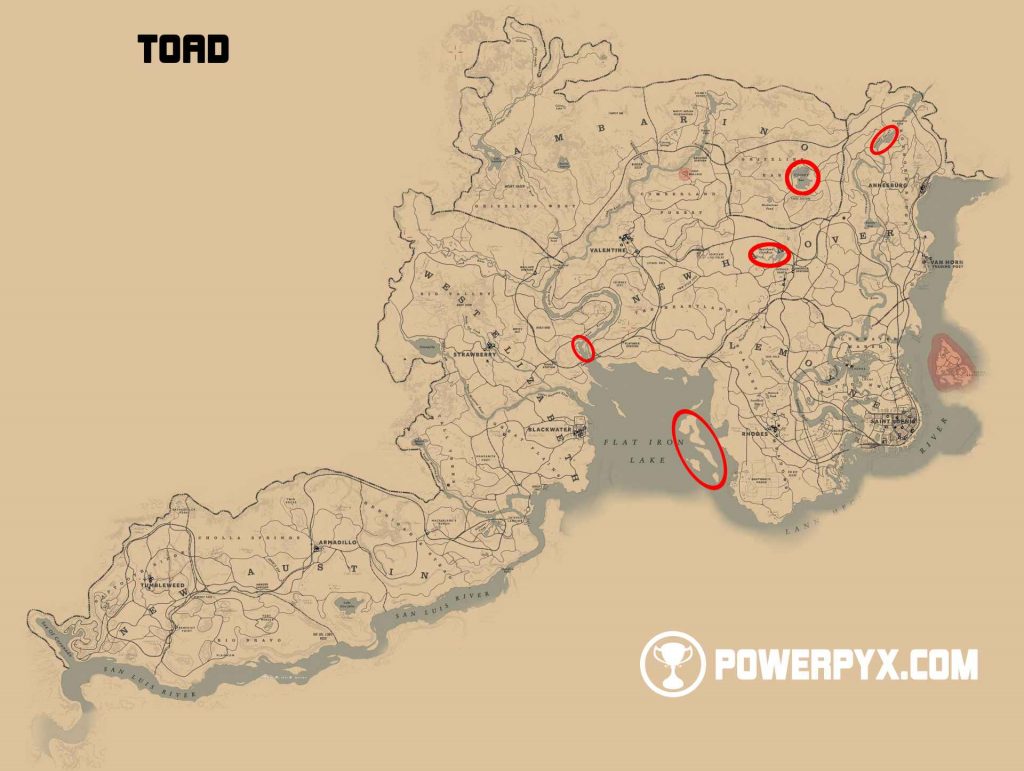 Red Dead Redemption 2 All Hunting Request Locations