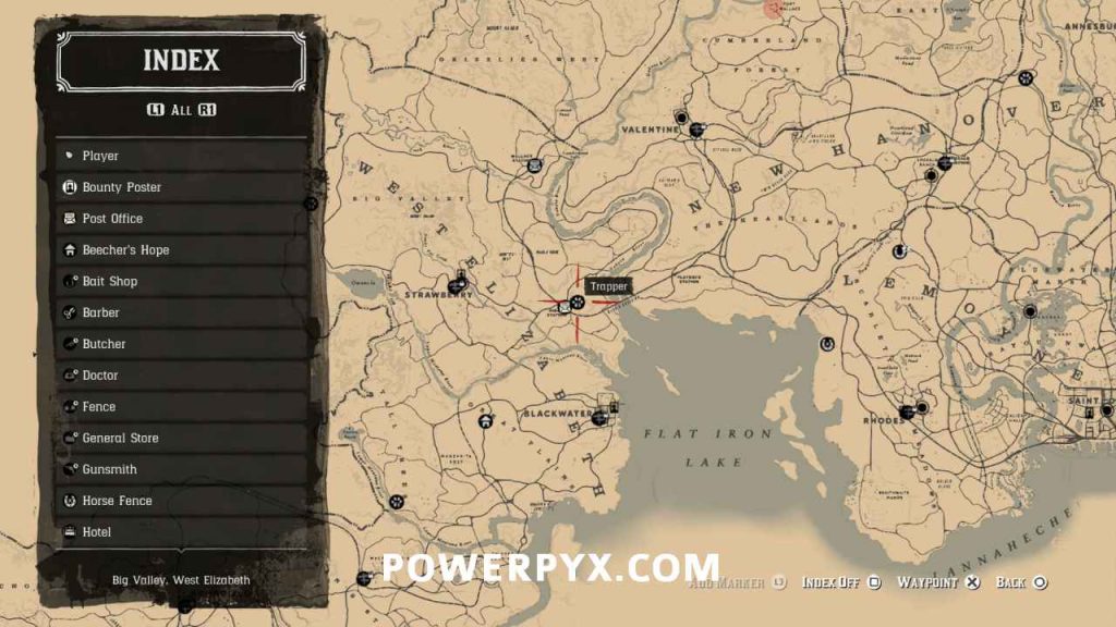 Red Dead Redemption 2 Trapper Locations