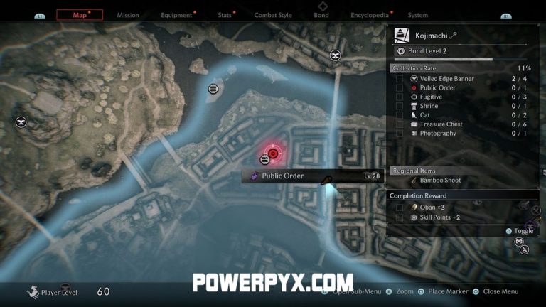 Rise of the Ronin Kojimachi Collectible Locations