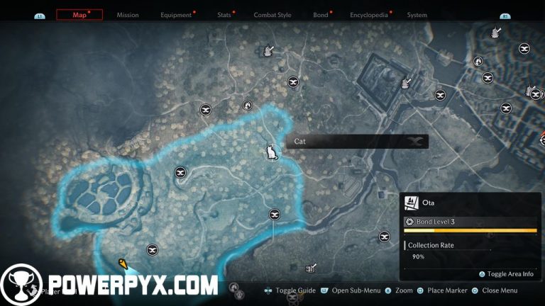 Rise of the Ronin All Cat Locations