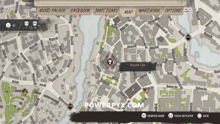 Sherlock Holmes Chapter One All Bandit Lair Locations