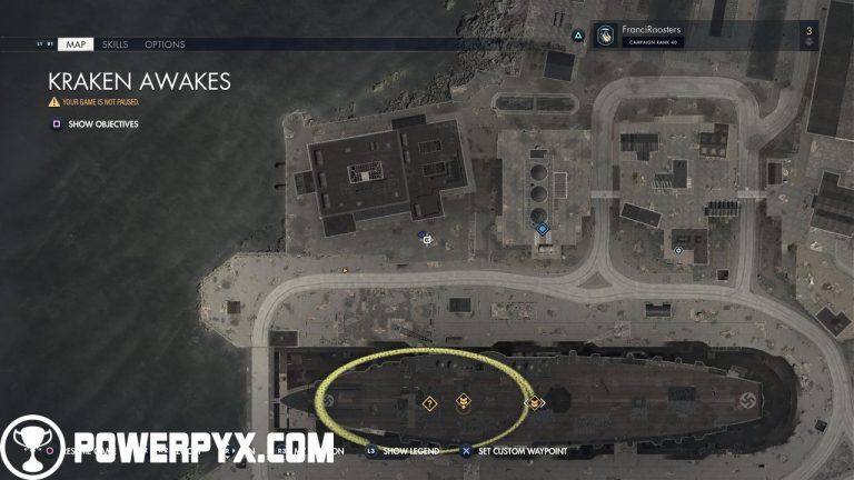 Sniper Elite 5 Mission 14 (Kraken Awakes) All Collectible Locations