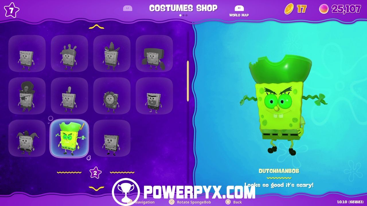 SpongeBob SquarePants: The Cosmic Shake - Halloween Rock Bottom ...