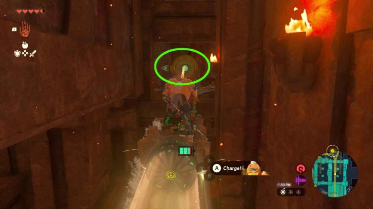 Zelda Tears of the Kingdom - How to Open Fire Temple Locks
