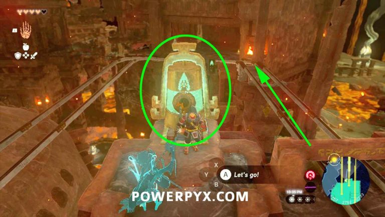 Zelda Tears of the Kingdom - How to Open Fire Temple Locks
