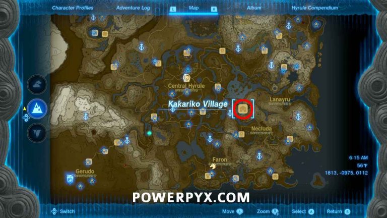 Zelda Tears of the Kingdom Ruins from the Age of Legends Location