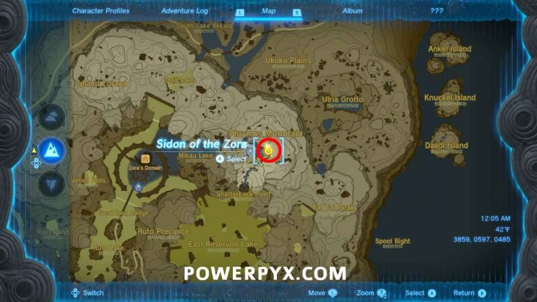 Zelda Tears of the Kingdom - Sidon of the Zora Walkthrough