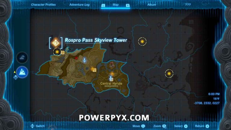 Zelda Tears of the Kingdom - All Skyview Tower Locations