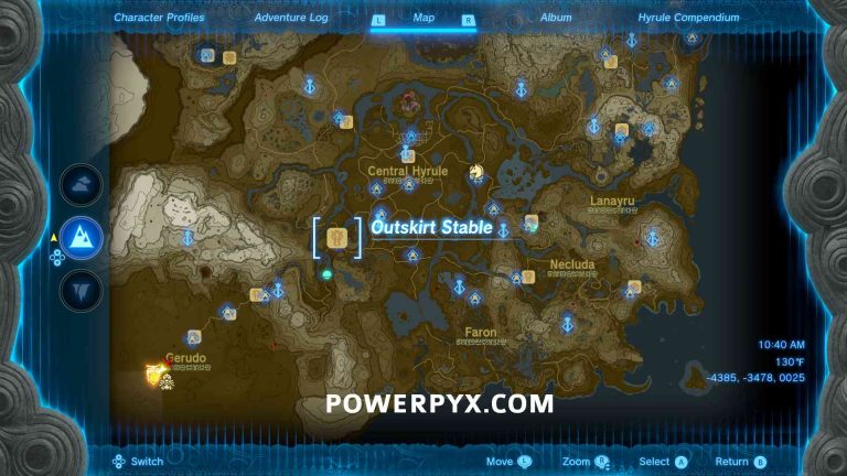 Zelda Tears of the Kingdom All Stable Locations